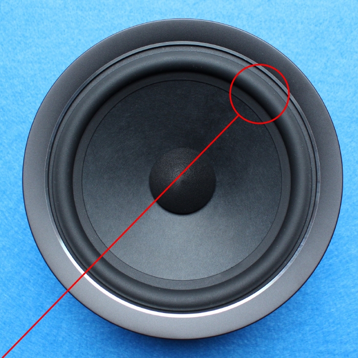 Rubber surround for B&W 702 Signature (LF26832) woofer